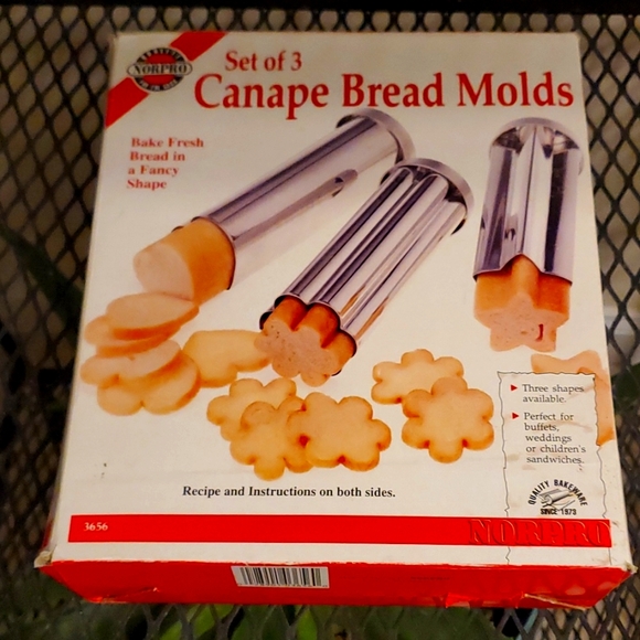 Norpro | Kitchen | Canape Bread Molds | Poshmark